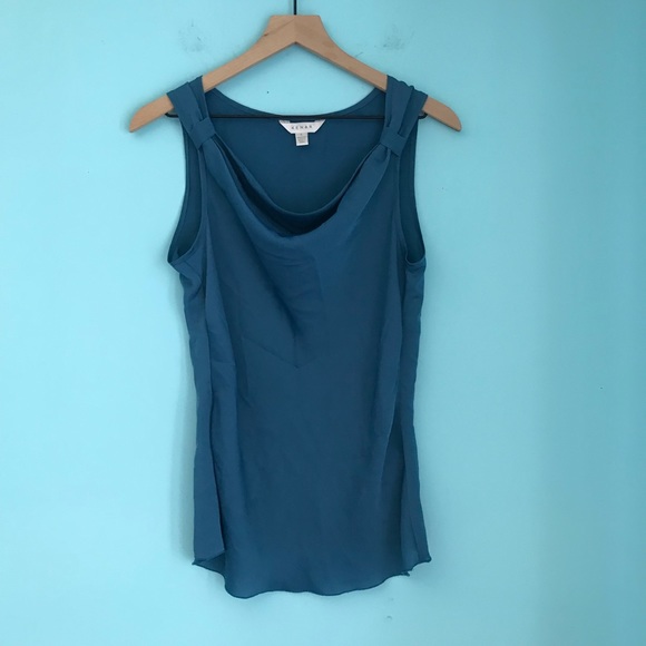 Kenar | Tops | Kenar Pullover Lightweight Satin Blouse Teal S | Poshmark